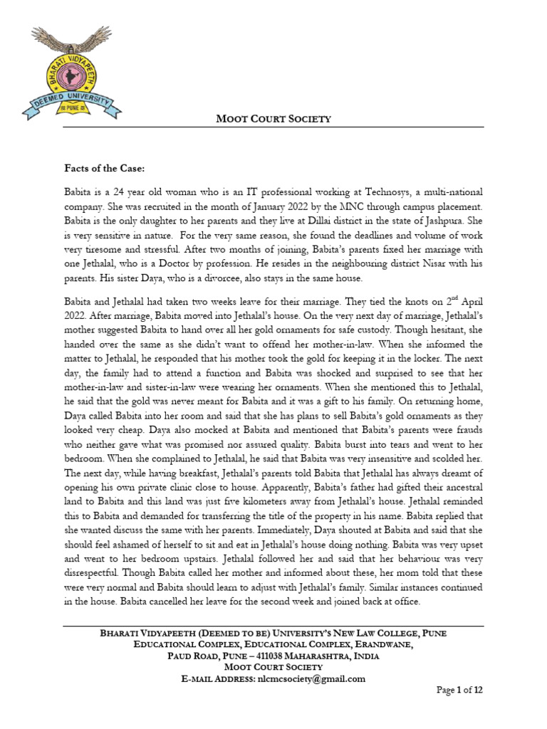 Sample Trial Problem | PDF