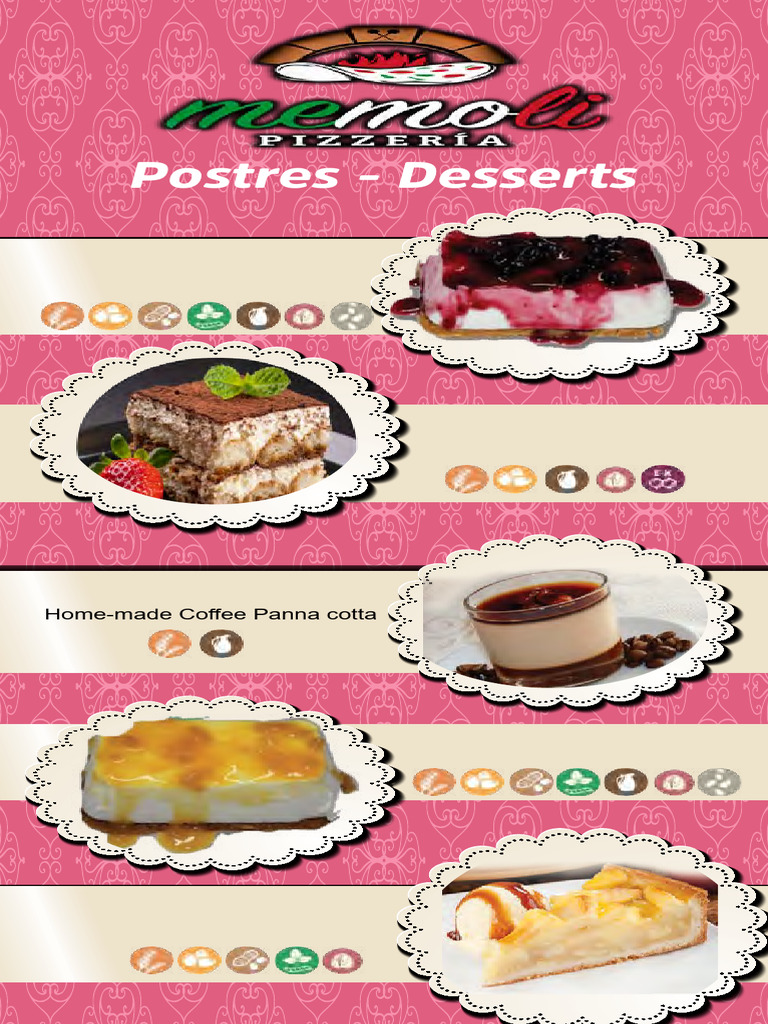 Postres Menu | PDF