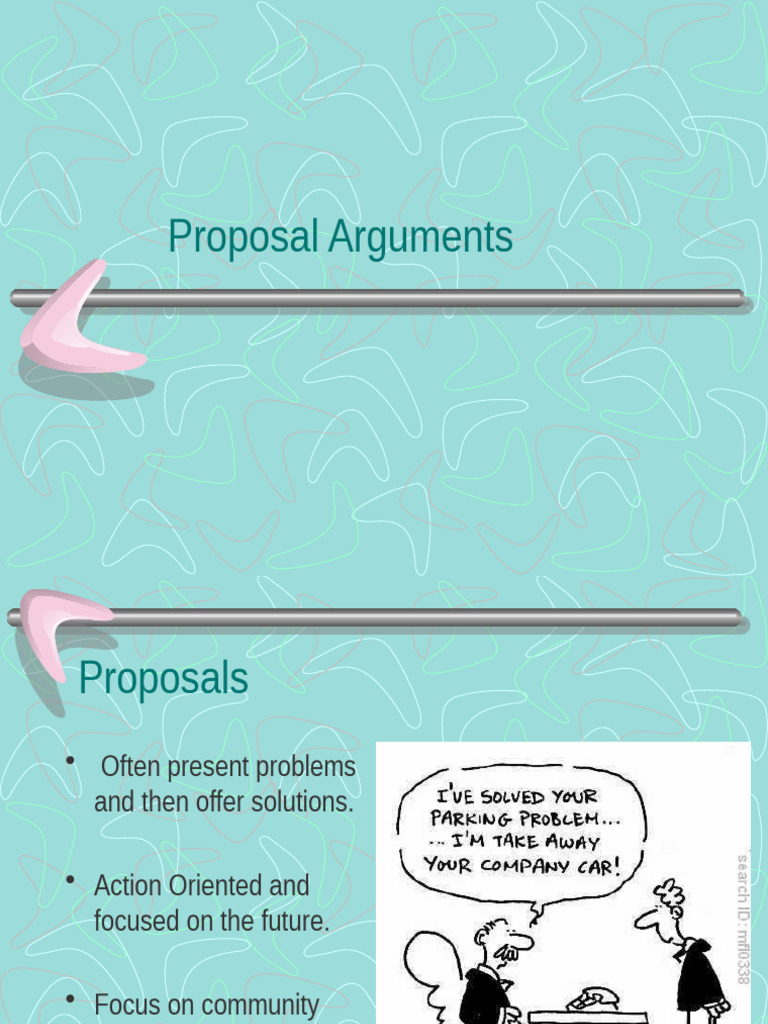 Proposal Arguments | PDF