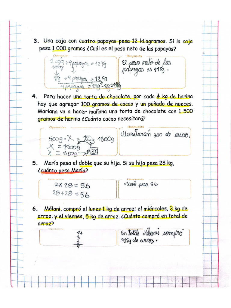 Matematica 1er Cuaderno | PDF