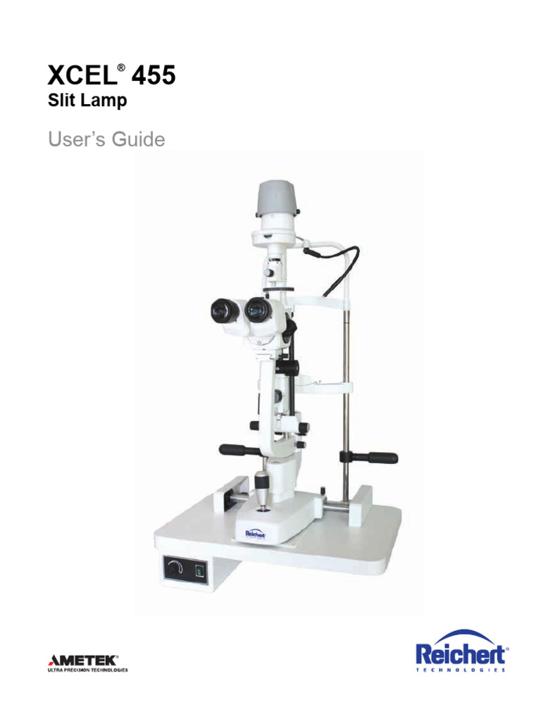 Reichert XCEL 455 User Manual | PDF