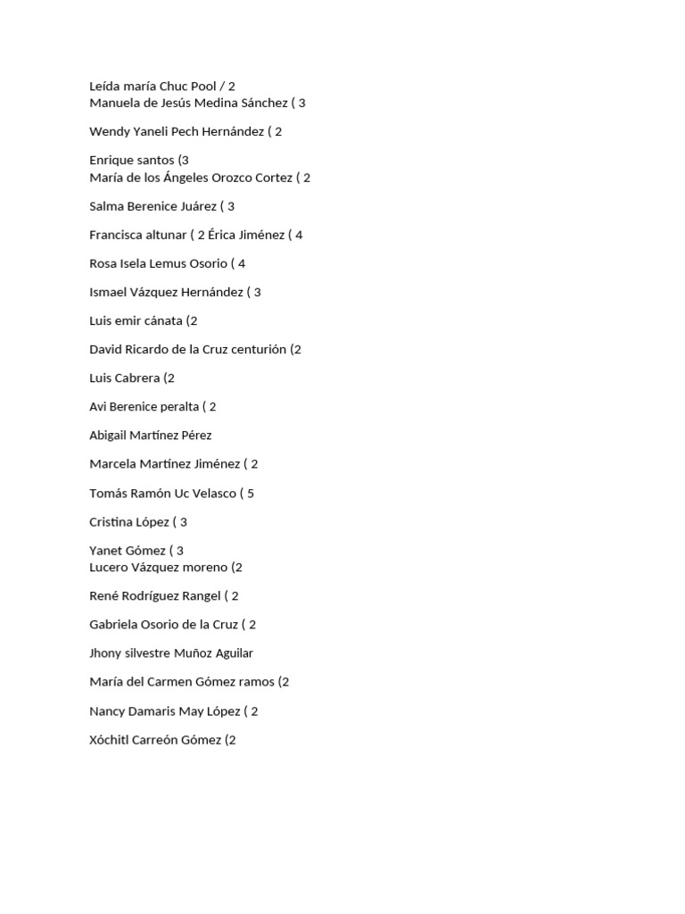 Leída María Chuc Pool | PDF