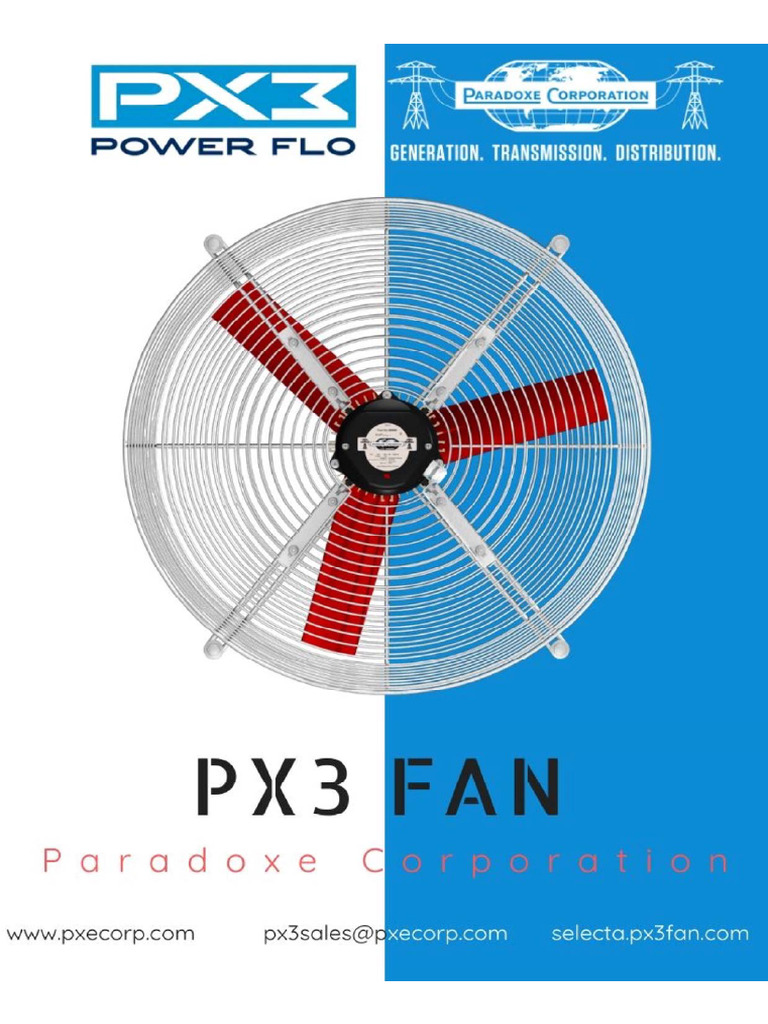 Ventiladores PX3 FANS | PDF