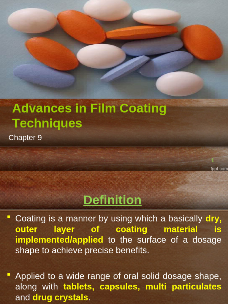 Coating 2017 (PART 1) | PDF | Tablet (Pharmacy) | Technology & Engineering