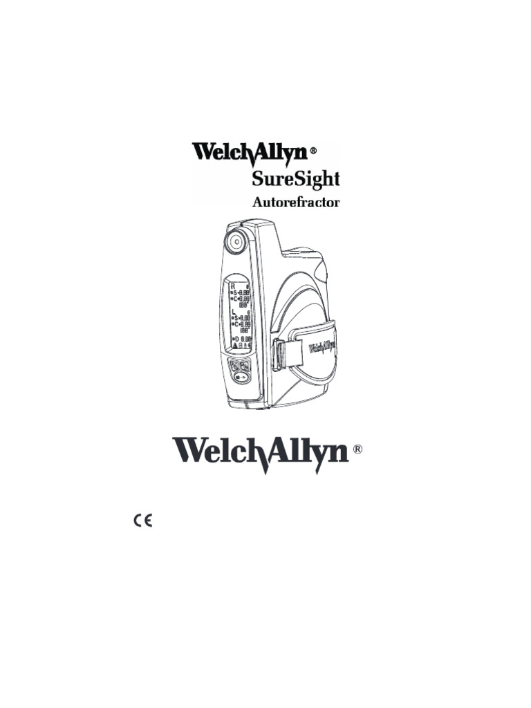 SureSight Autorefractor 703691B - 80017504LITPDF | PDF
