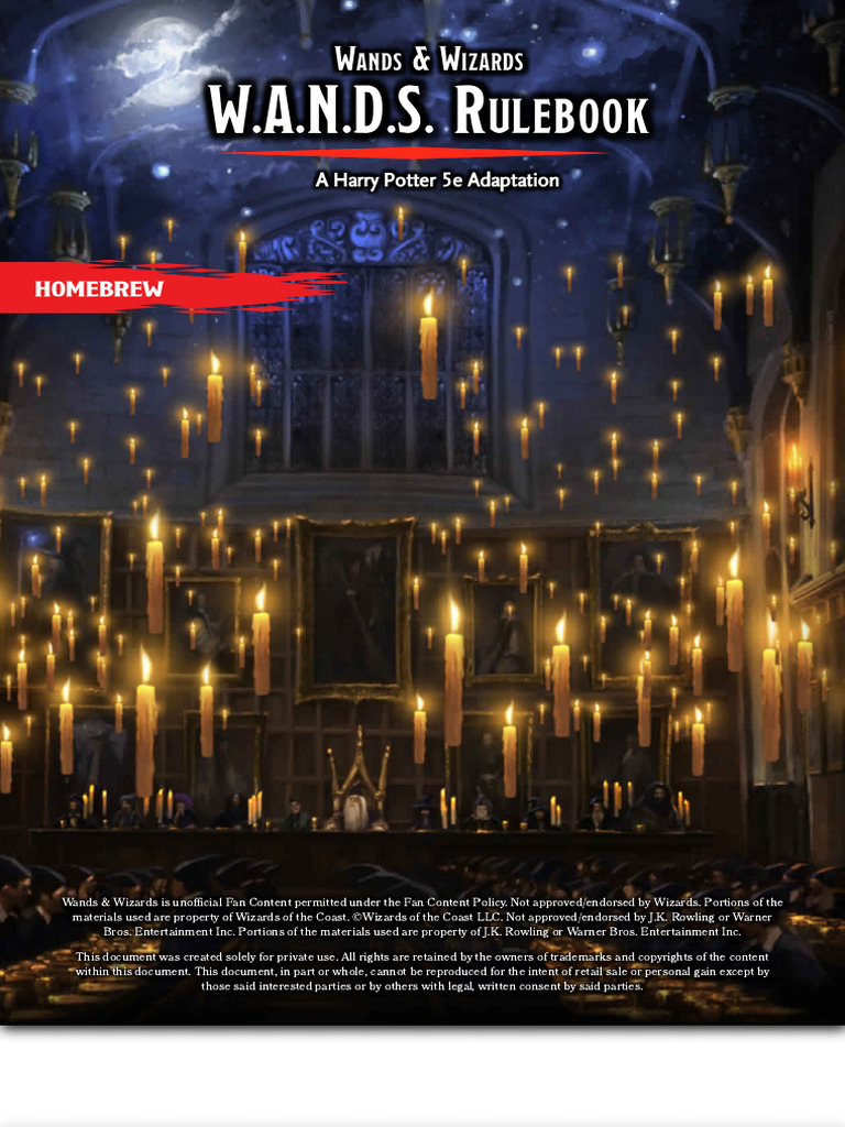 Wands and Wizzards DND 5e | PDF