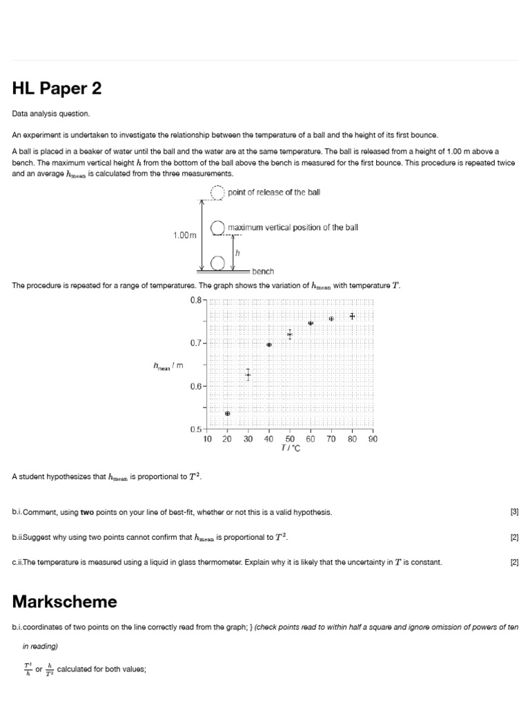 1 markscheme-HL-paper2 | PDF