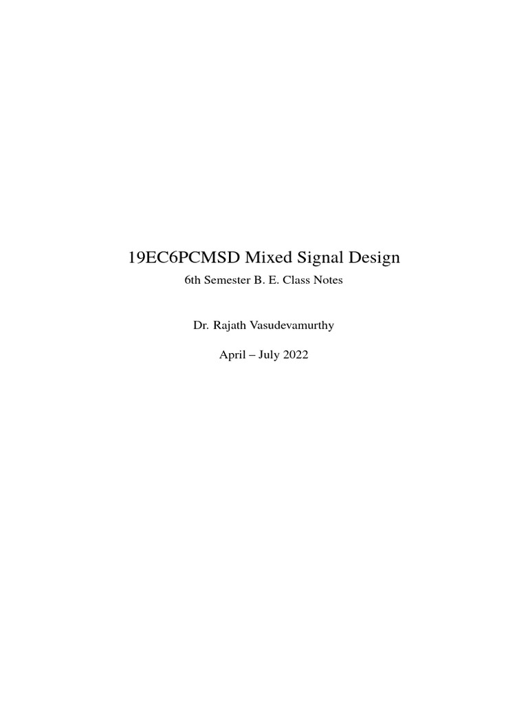 Msd Notes Units 1 To 4 Pdf