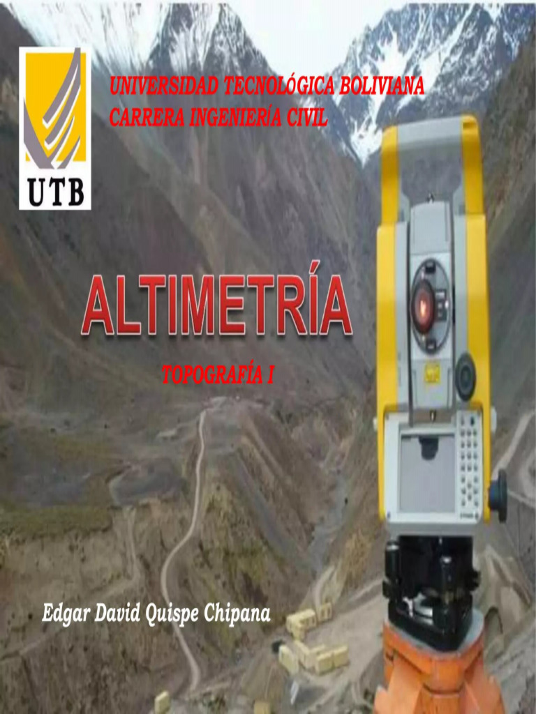 Altimetria Nivelaciones Utb | PDF