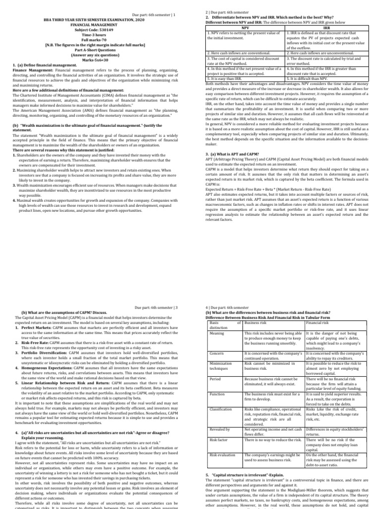 Finance Practice Note | PDF