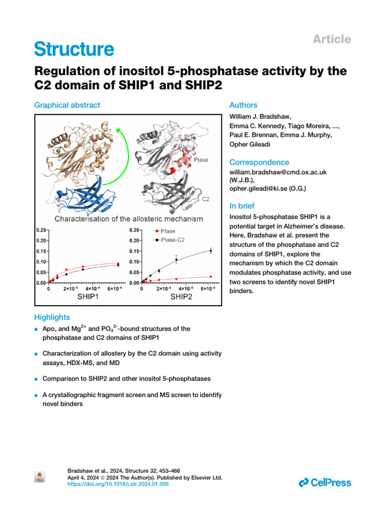 Regulation of Inositol 5 Phosphatase Activity by T | PDF