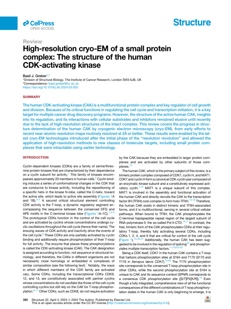High Resolution Cryo EM of A Small Protein Complex | PDF
