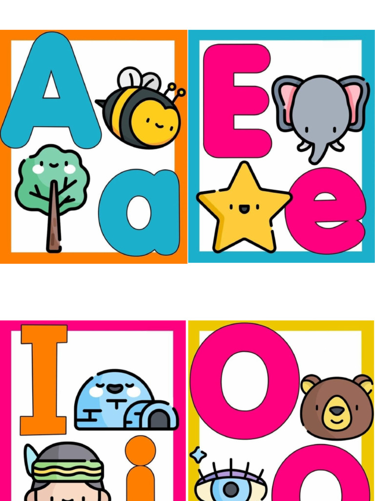 Vocales para Niños | PDF