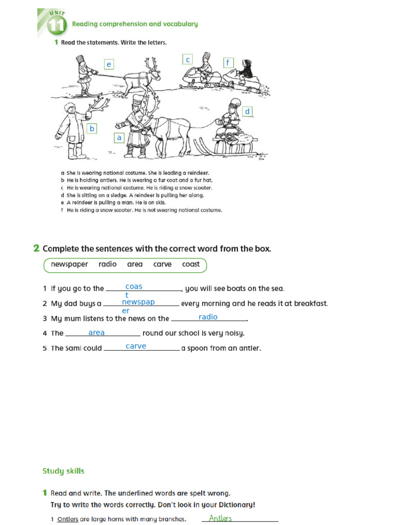 WB 4 Unit 11 | PDF