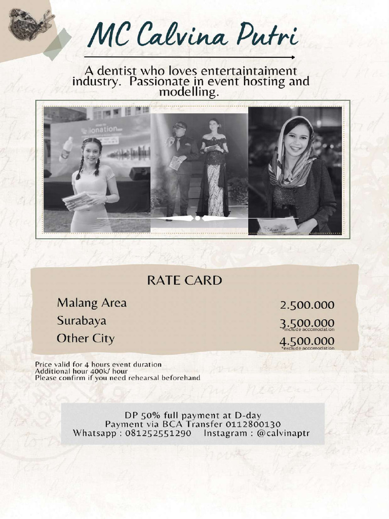 Pricelist MC Calvina | PDF