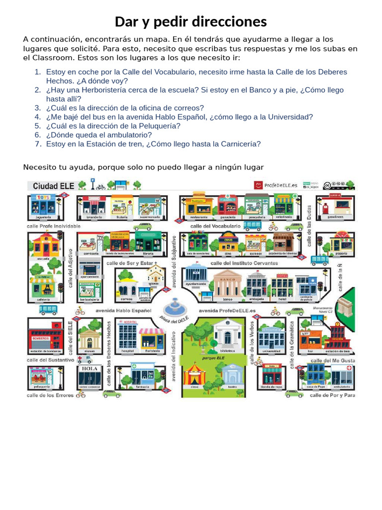 Actividad 6- Direcciones | PDF