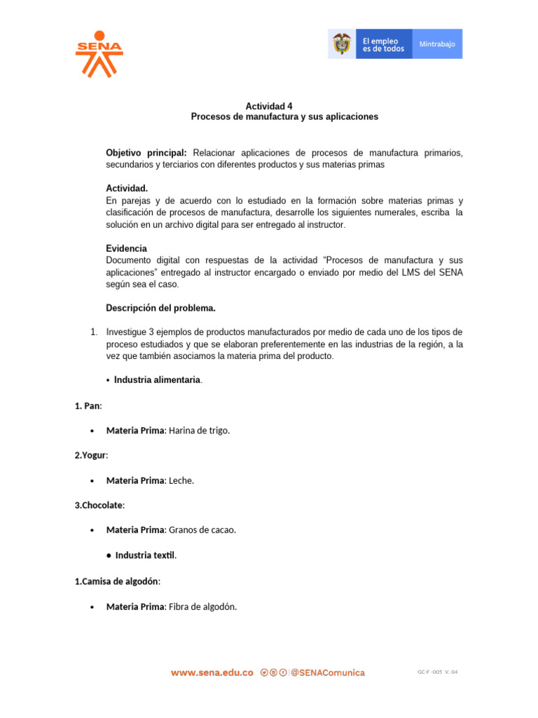 Actividad 3 Aplicaciones Procesos de Manufactura | PDF
