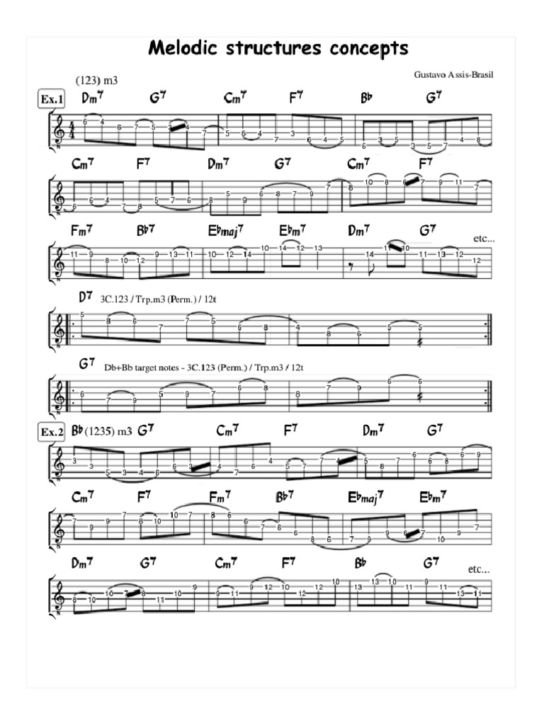 Melodic Structure Concept | PDF