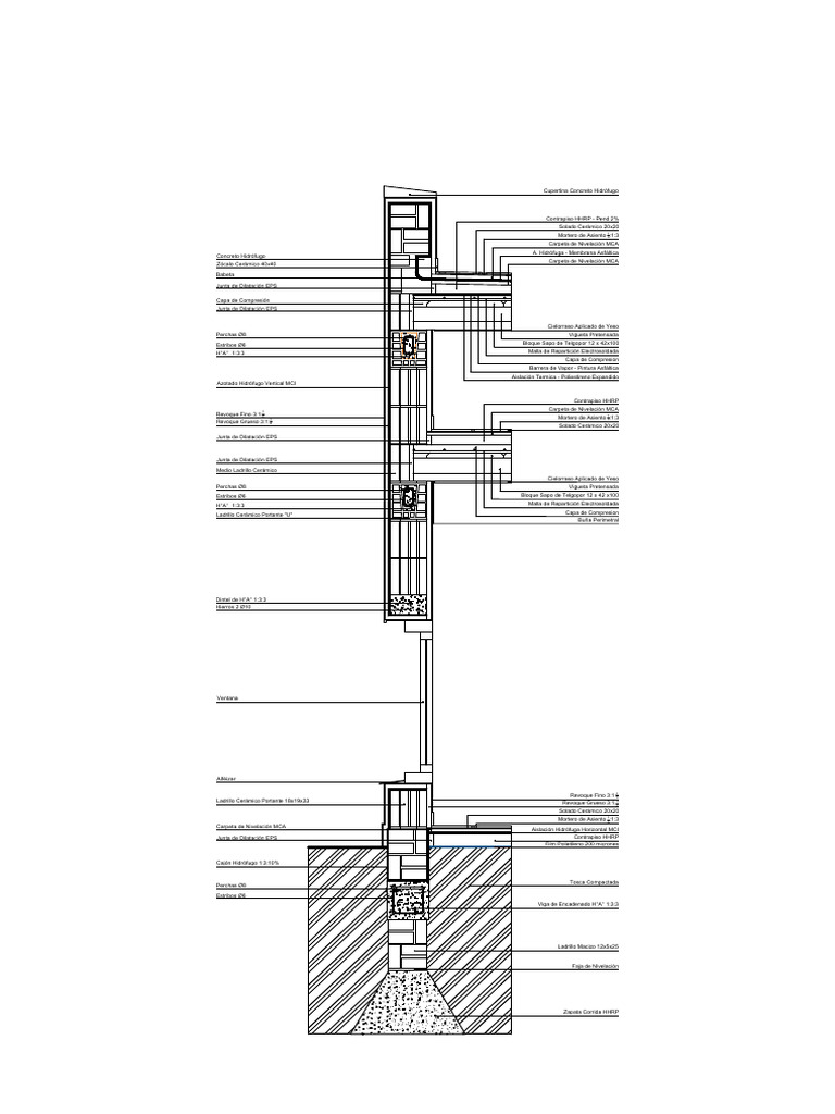 Detalle Constructivo | PDF | Elementos arquitectónicos | Construyendo ...