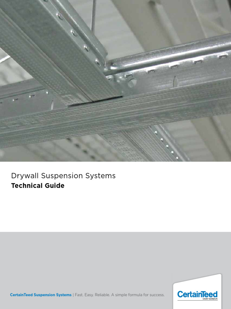 QuickSpan DrywallSusSystems TechGuide | PDF