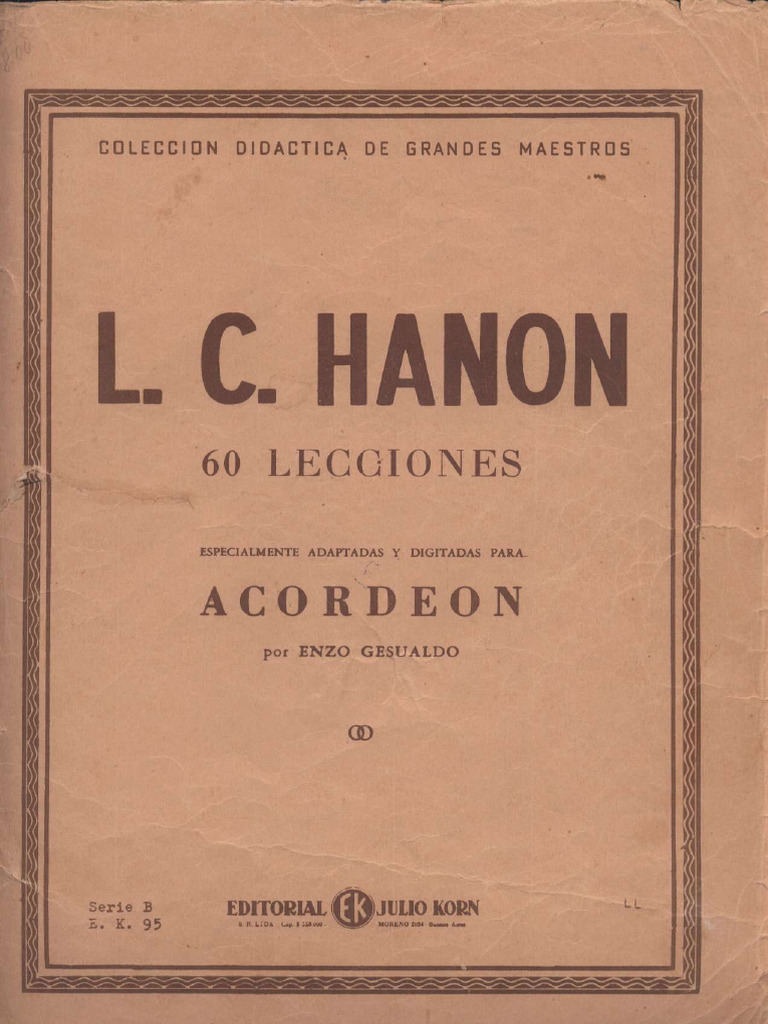 Hanon - Acordeon | PDF
