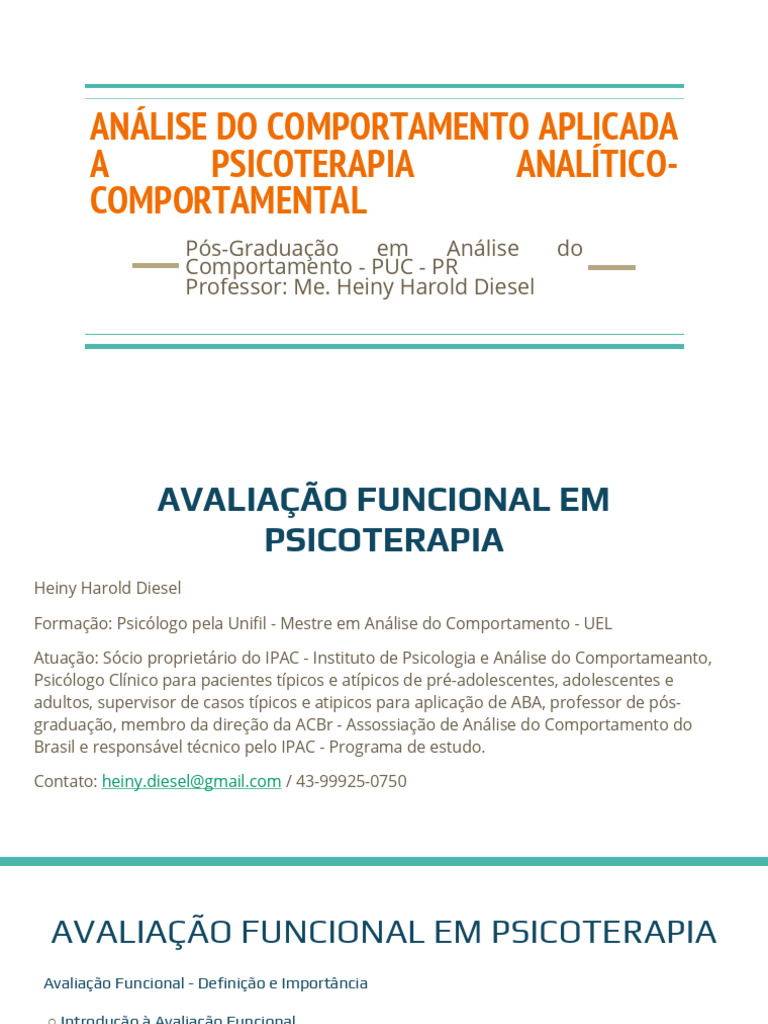 Aula 1 e 2 | PDF