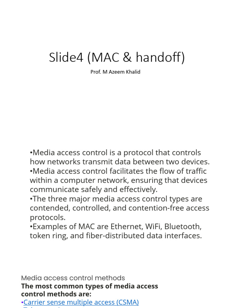 Slide 4 (MAC & Handoff) | PDF
