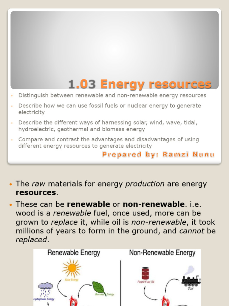 5.05 Energy Resources | PDF