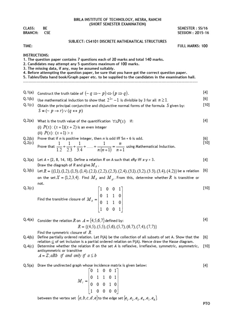 CS4101 | PDF | Mathematical Logic | Teaching Methods & Materials