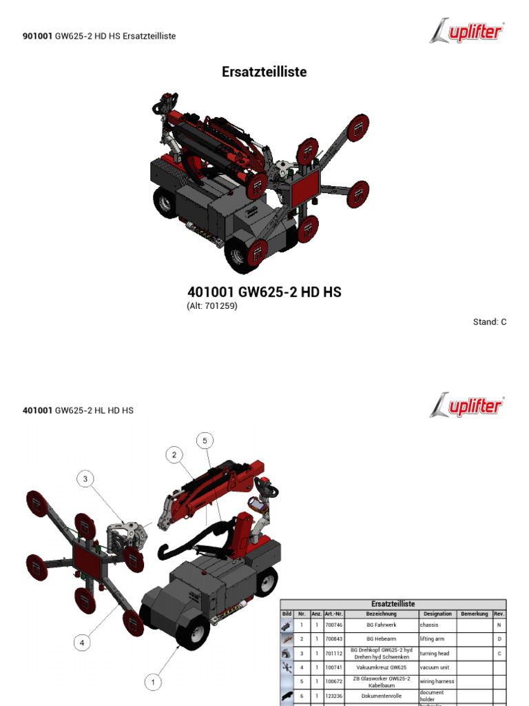 GW625-2, Parts Book | PDF