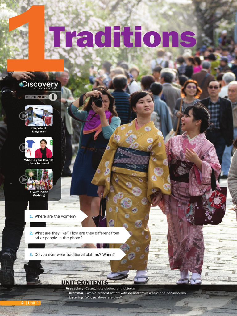 Cambridge Uncover - A2 - Unit 1 | PDF