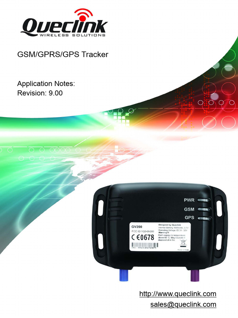 GV200 @track Air Interface Protocol - V9.00 | PDF