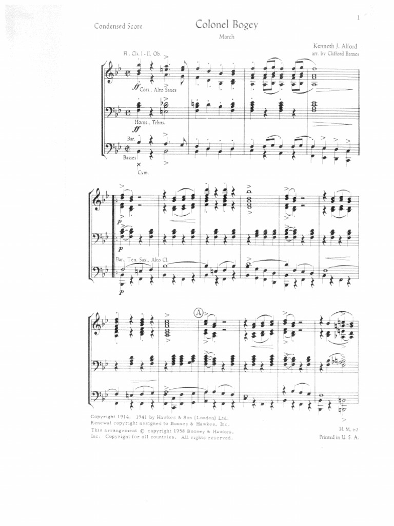 Colonel-Bogey BB | PDF