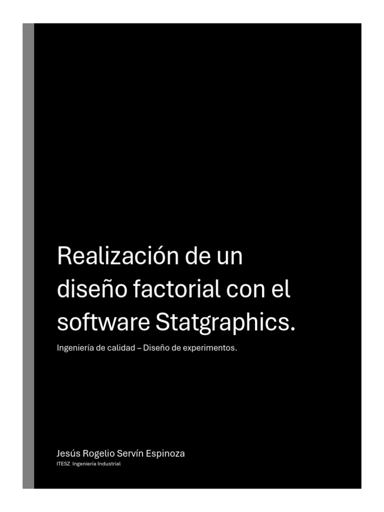 Manual Statgraphics | PDF