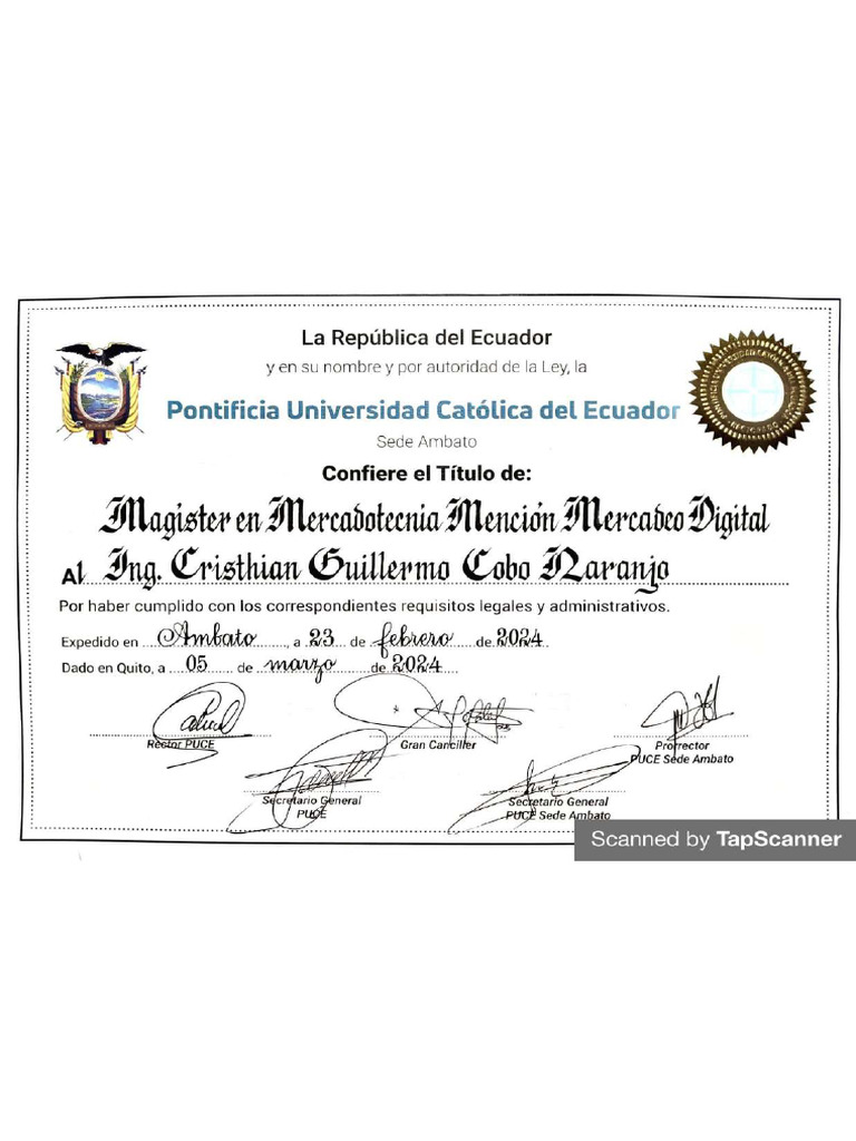 Titulo Magister | PDF