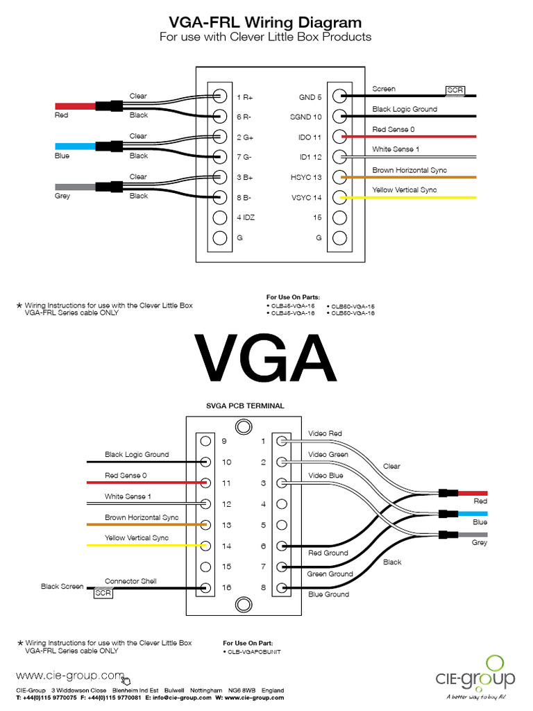 VGA Wiringdiagram | PDF