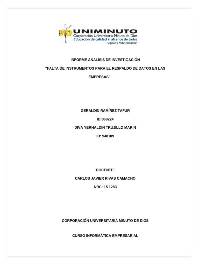 Proyecto Informatica | PDF