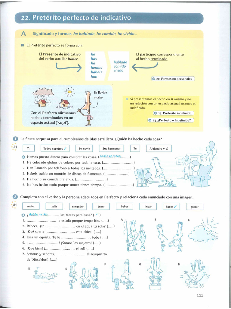PretéRITO Perfecto, Indefinido | PDF