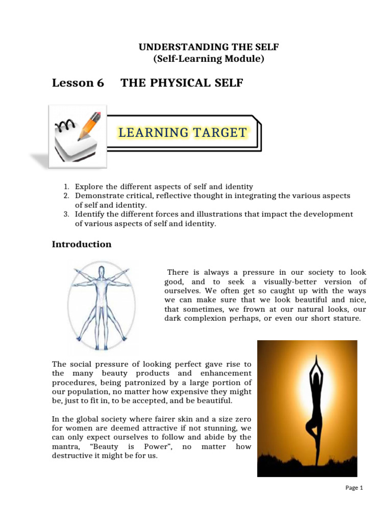 Chapter 6: Physical Self | PDF