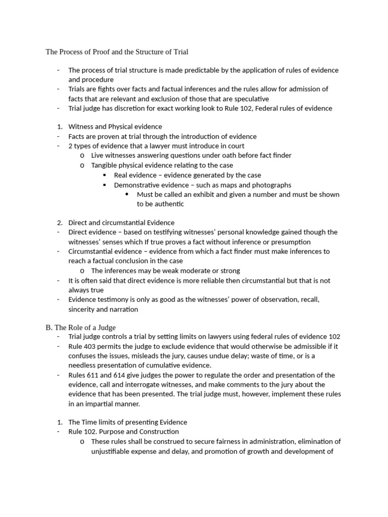 Evidence Readings | PDF