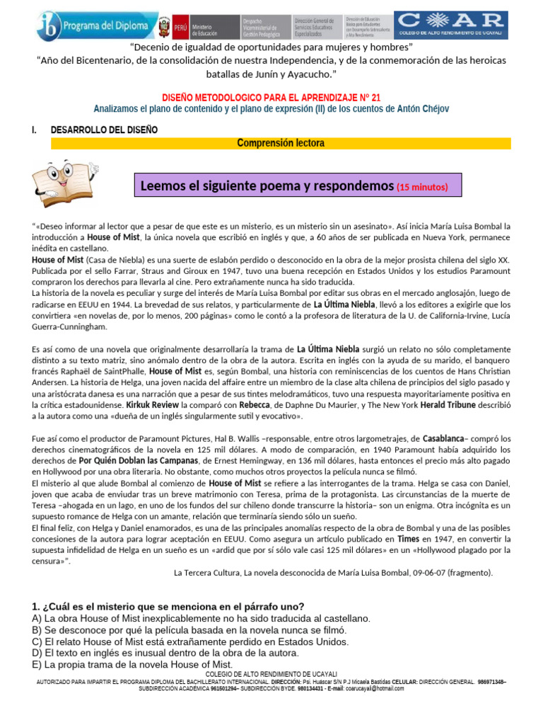 Clara Mercedes Mogrovejo Castillo - Dmpa n121_2024_estudiantes | PDF