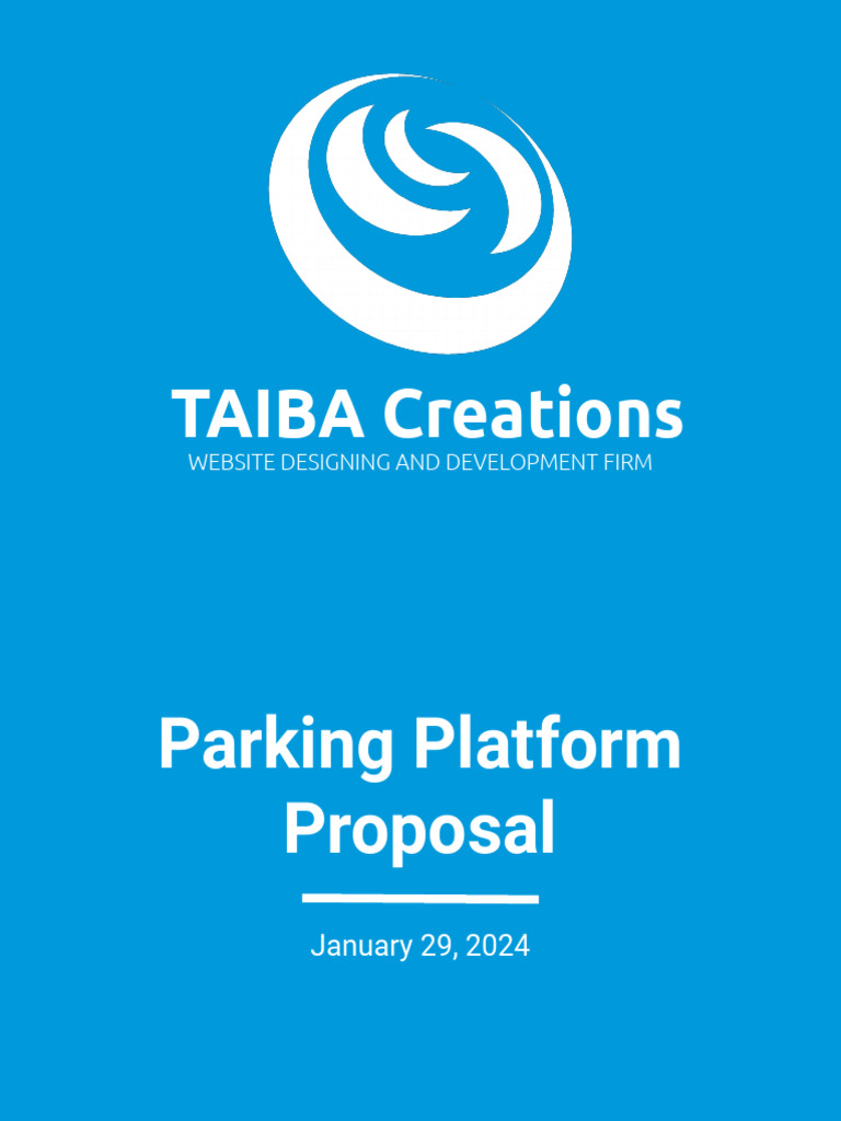 Parking Platform Proposal | PDF