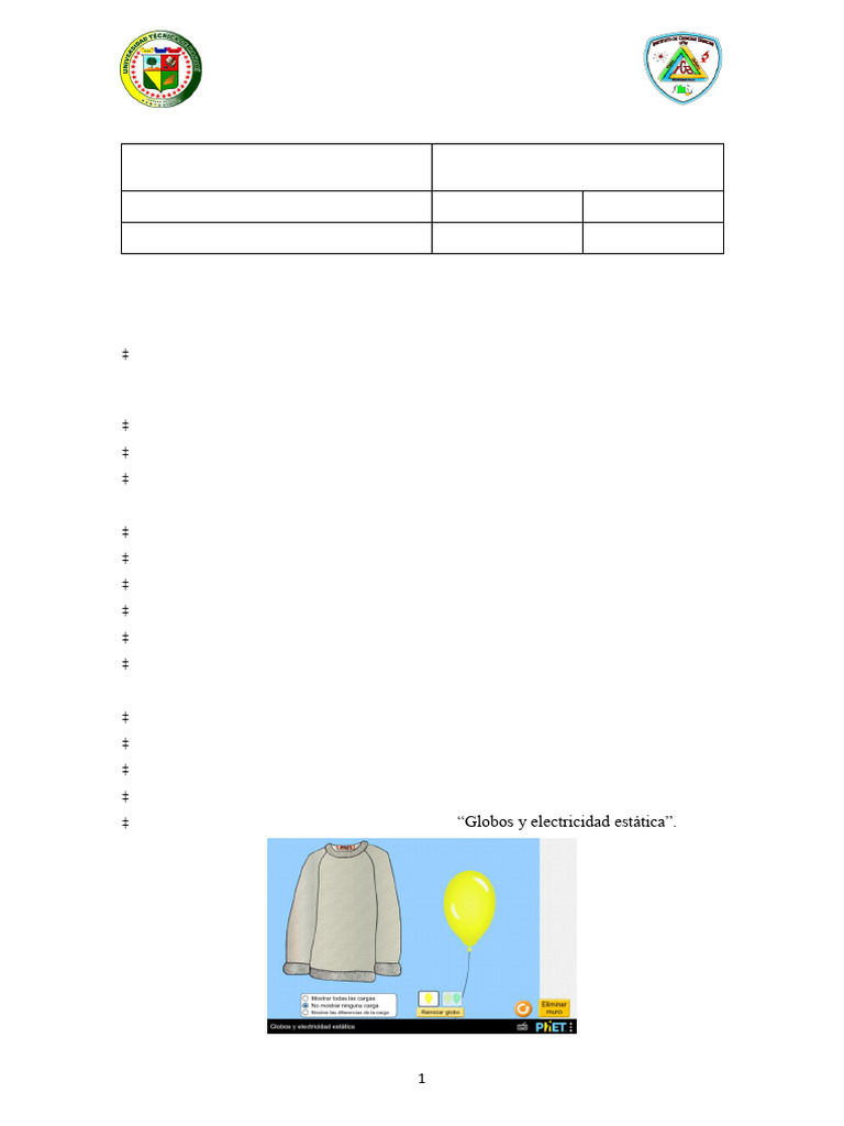 INF-PRACT-F302-Carga - Electrica Leiber | PDF