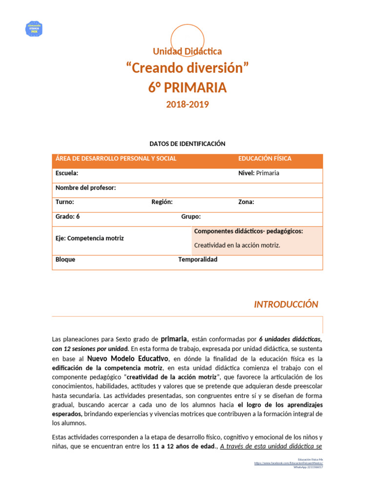 5 Unidad Dida Üctica | PDF