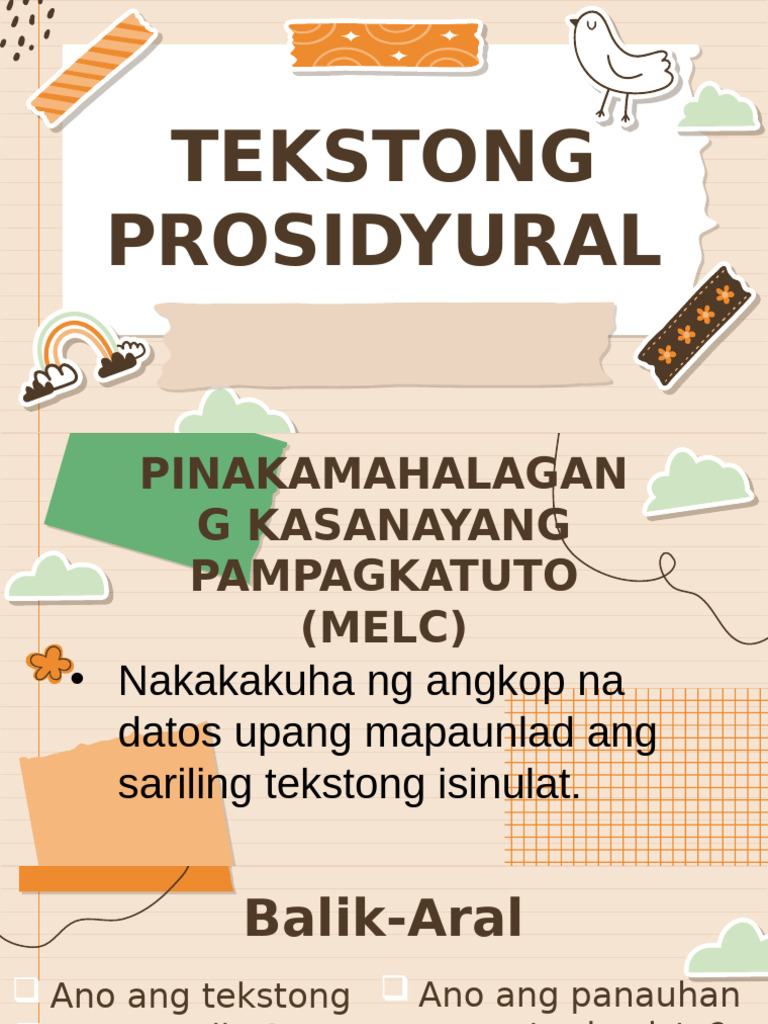 Tekstong Prosidyural | PDF