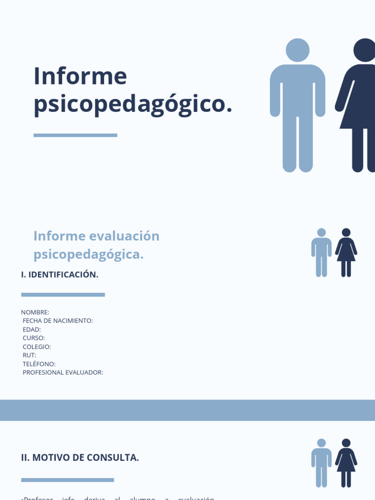 Informe Psicopedagógico. | PDF