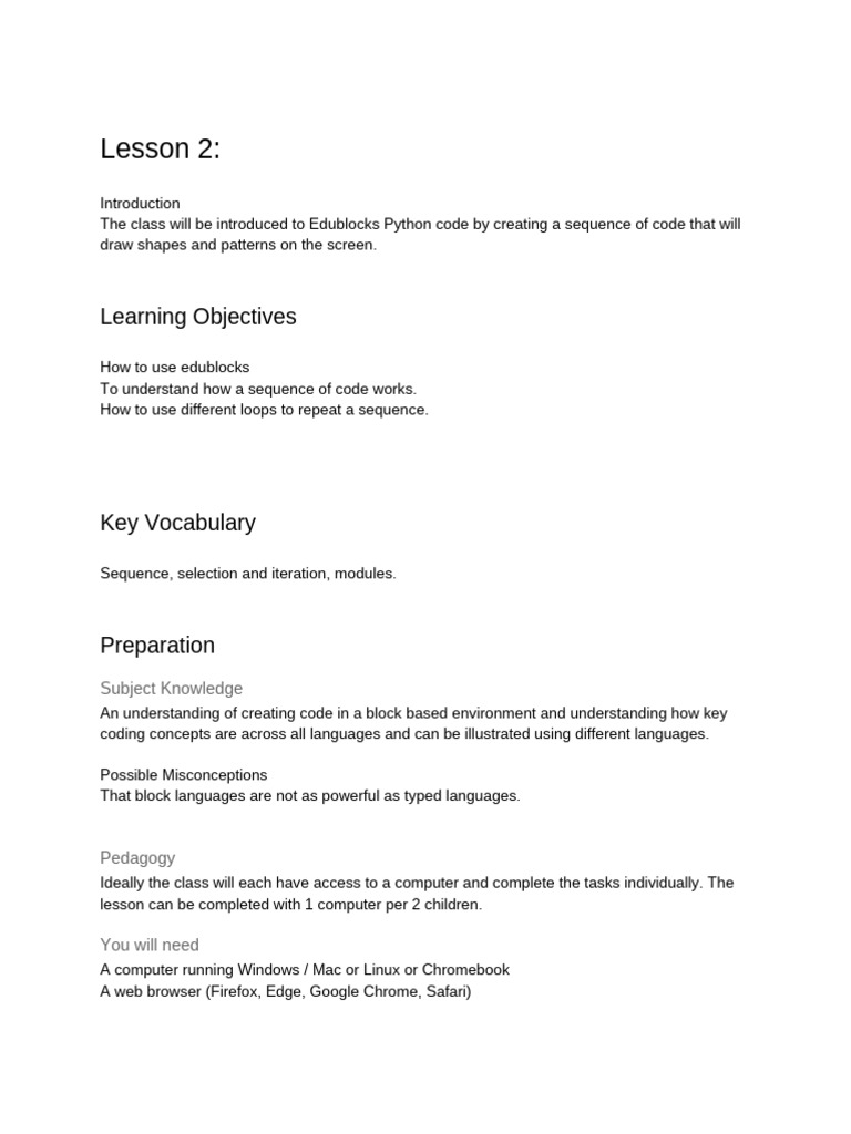 Lesson 2_ Lesson Plan | PDF