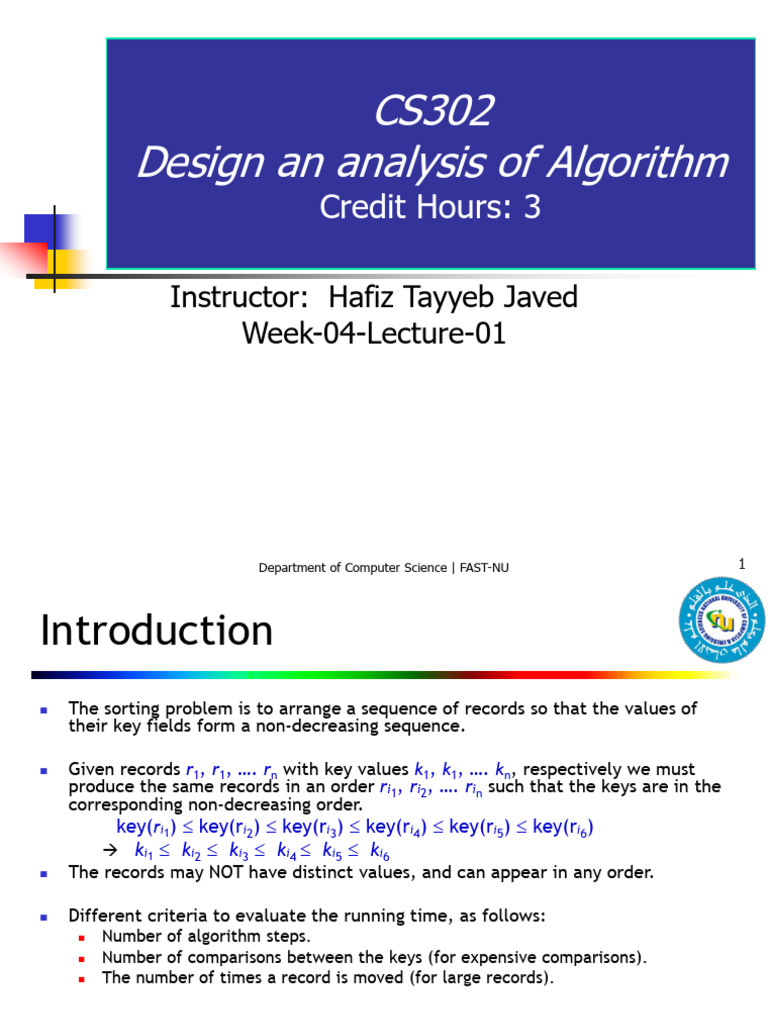 Week 04 Lecture 01 | PDF