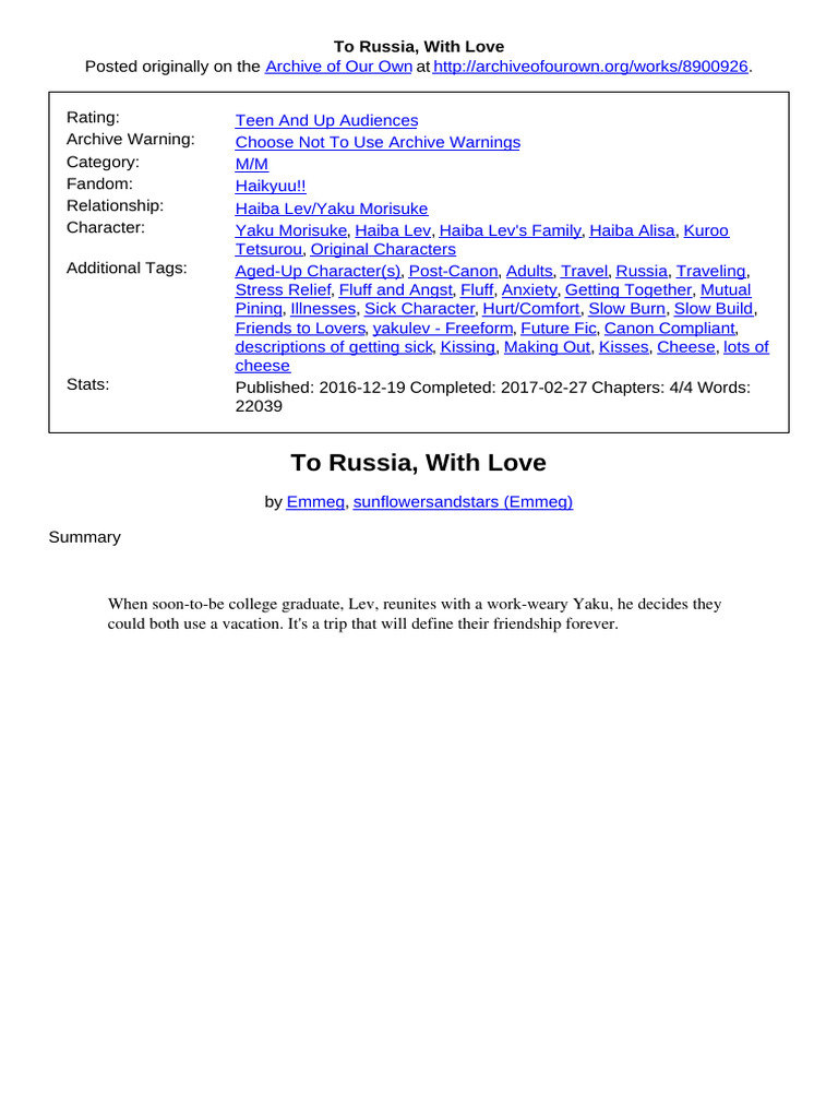 To Russia With Love | PDF