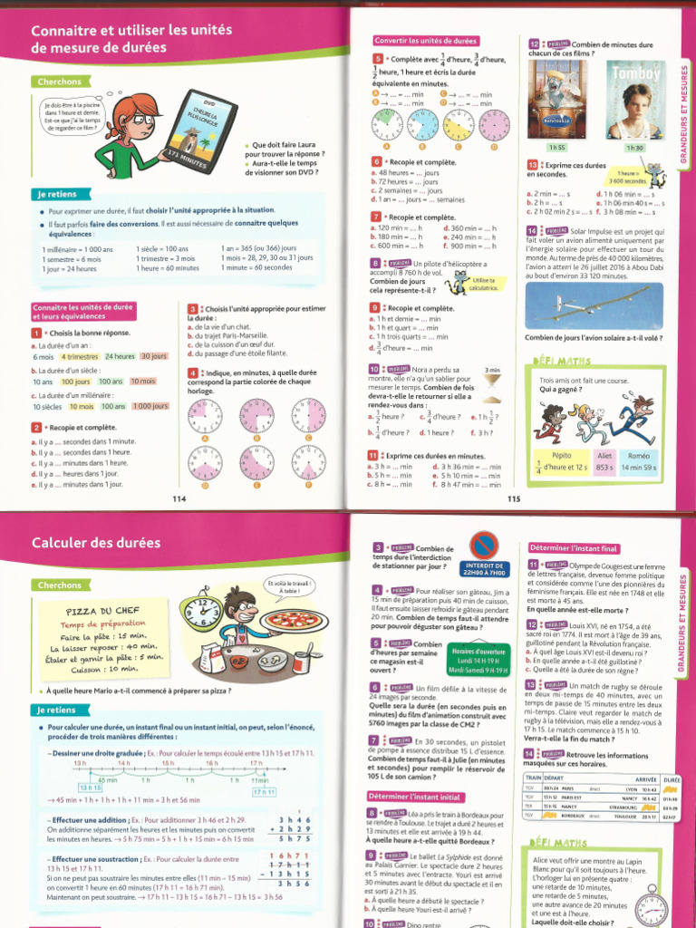 Les Nouveaux Outils Pour Les Maths CM2 Grandeurs Et Mesures Liv | PDF